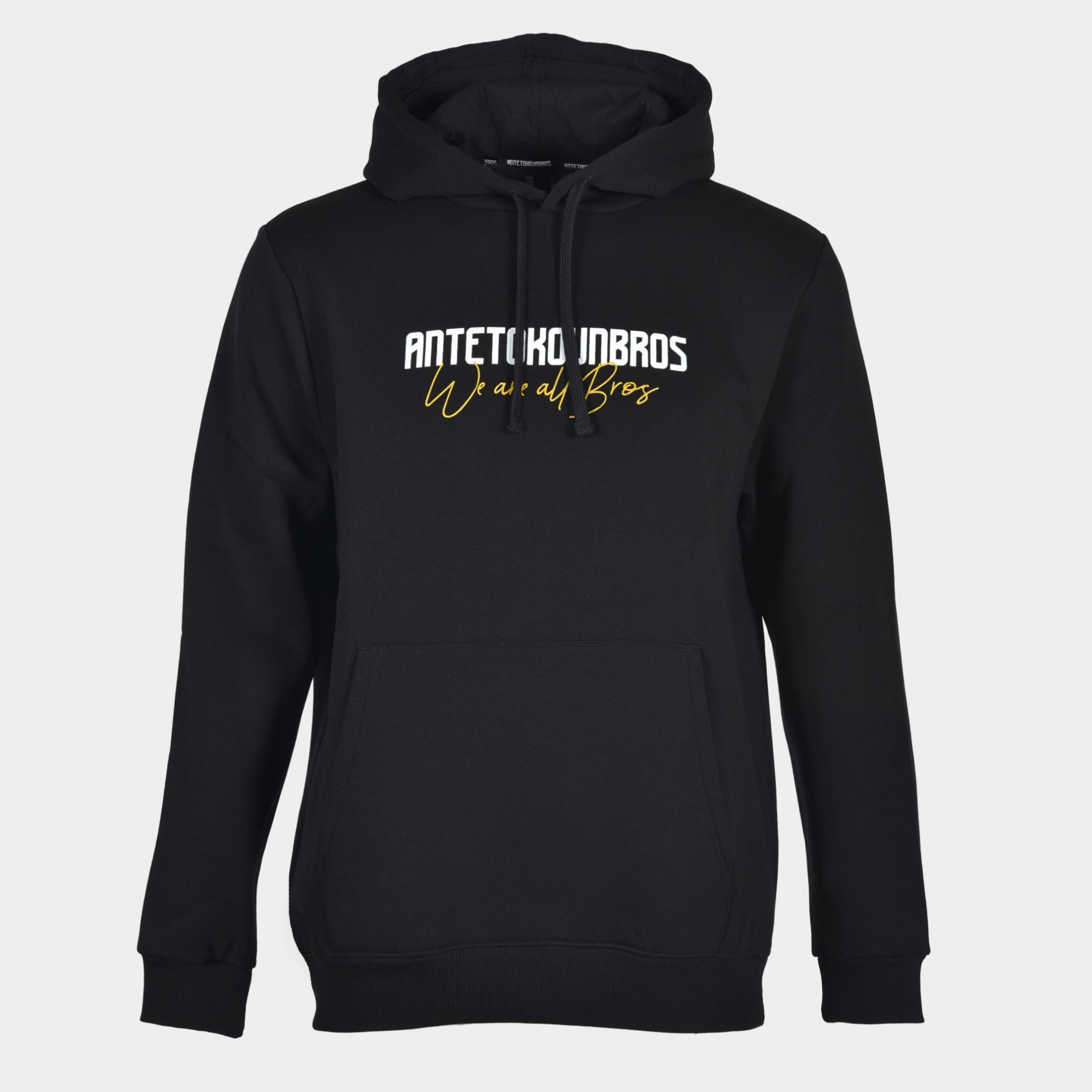 Men's Black Hoodie | We are all Bros Logo | ANTETOKOUNBROS