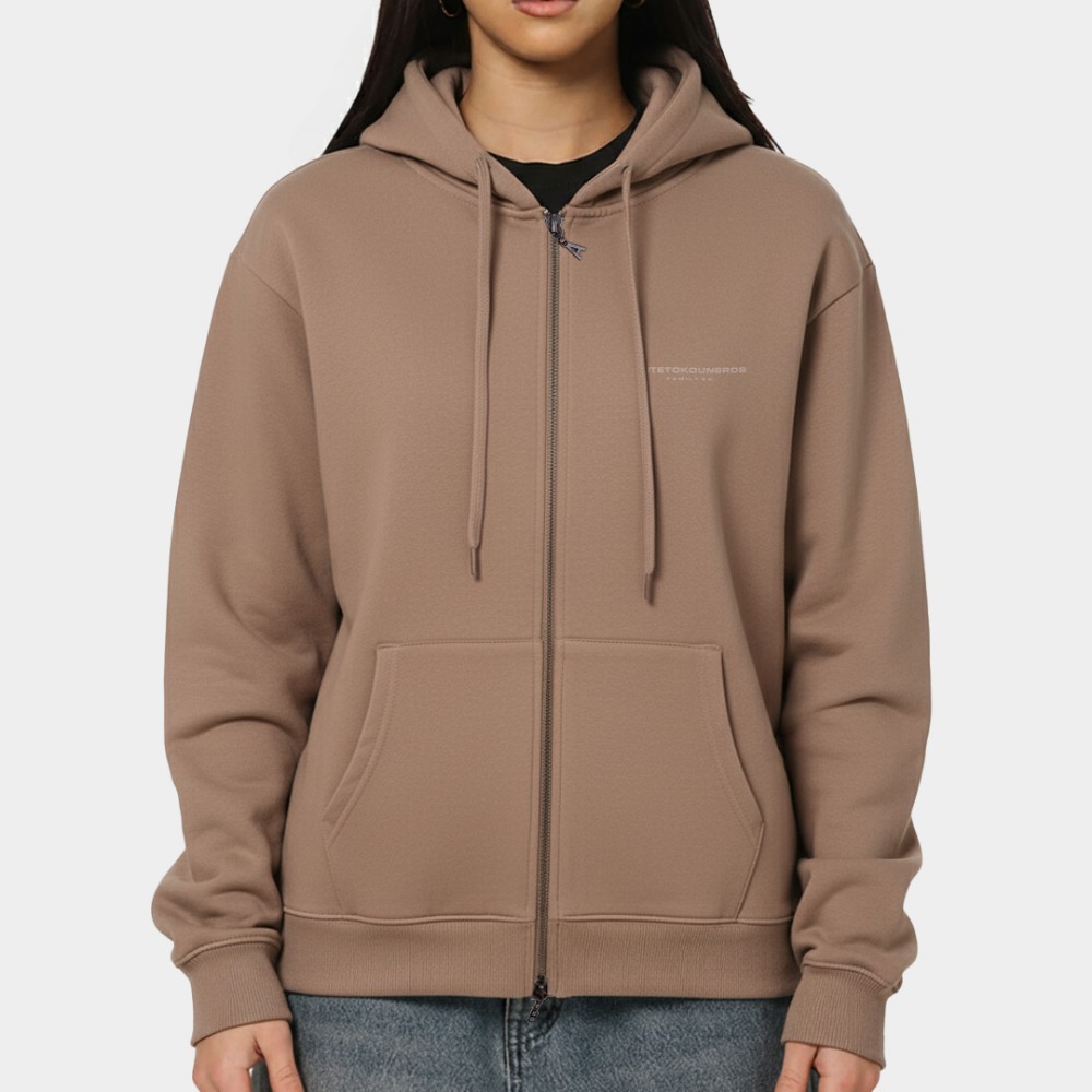 ANTETOKOUNBROS Oversized Zip Hoodie Family Co. Rock Cafe